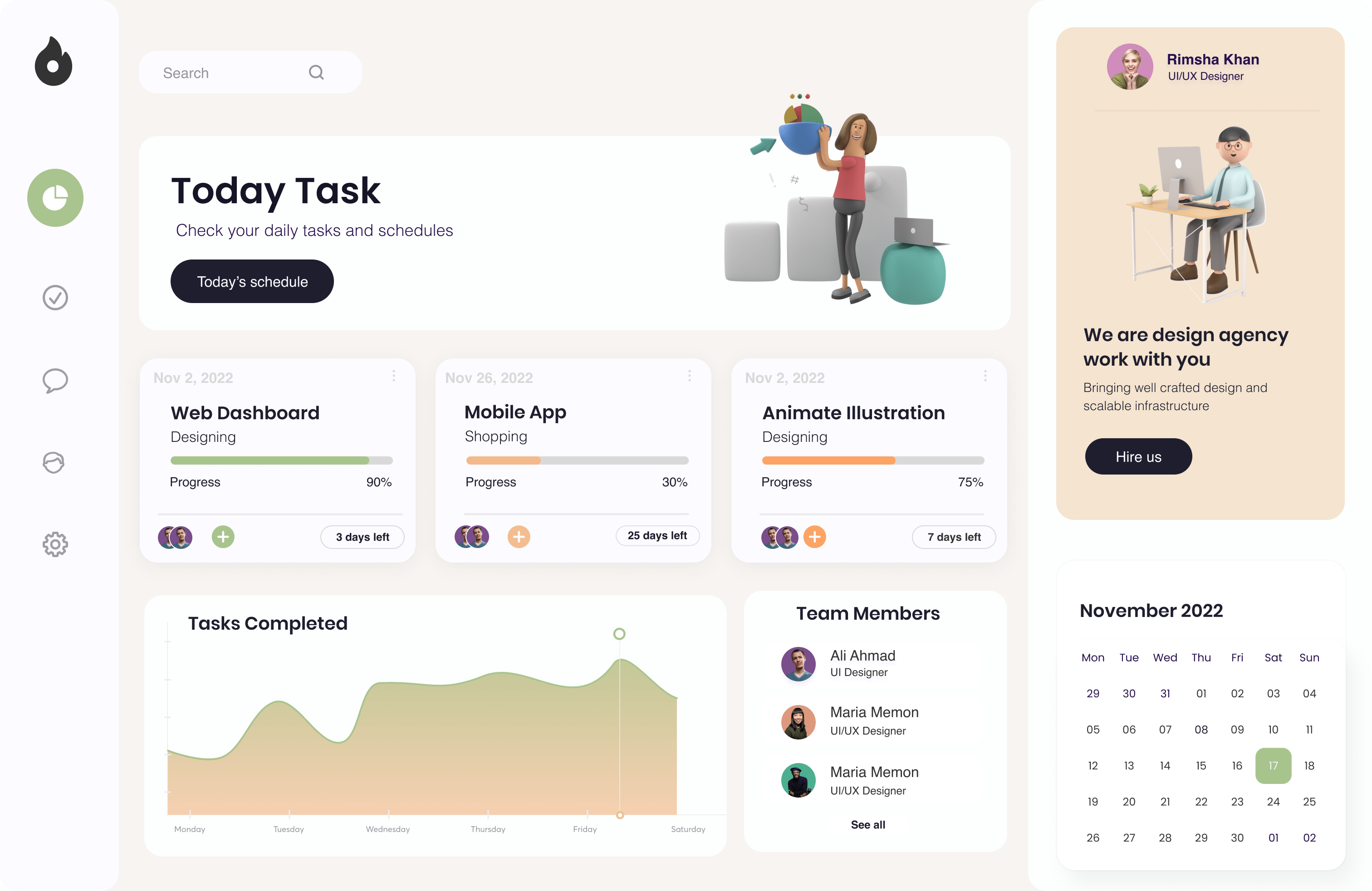 Task-management-dashboard - Sly Fox Porfolio